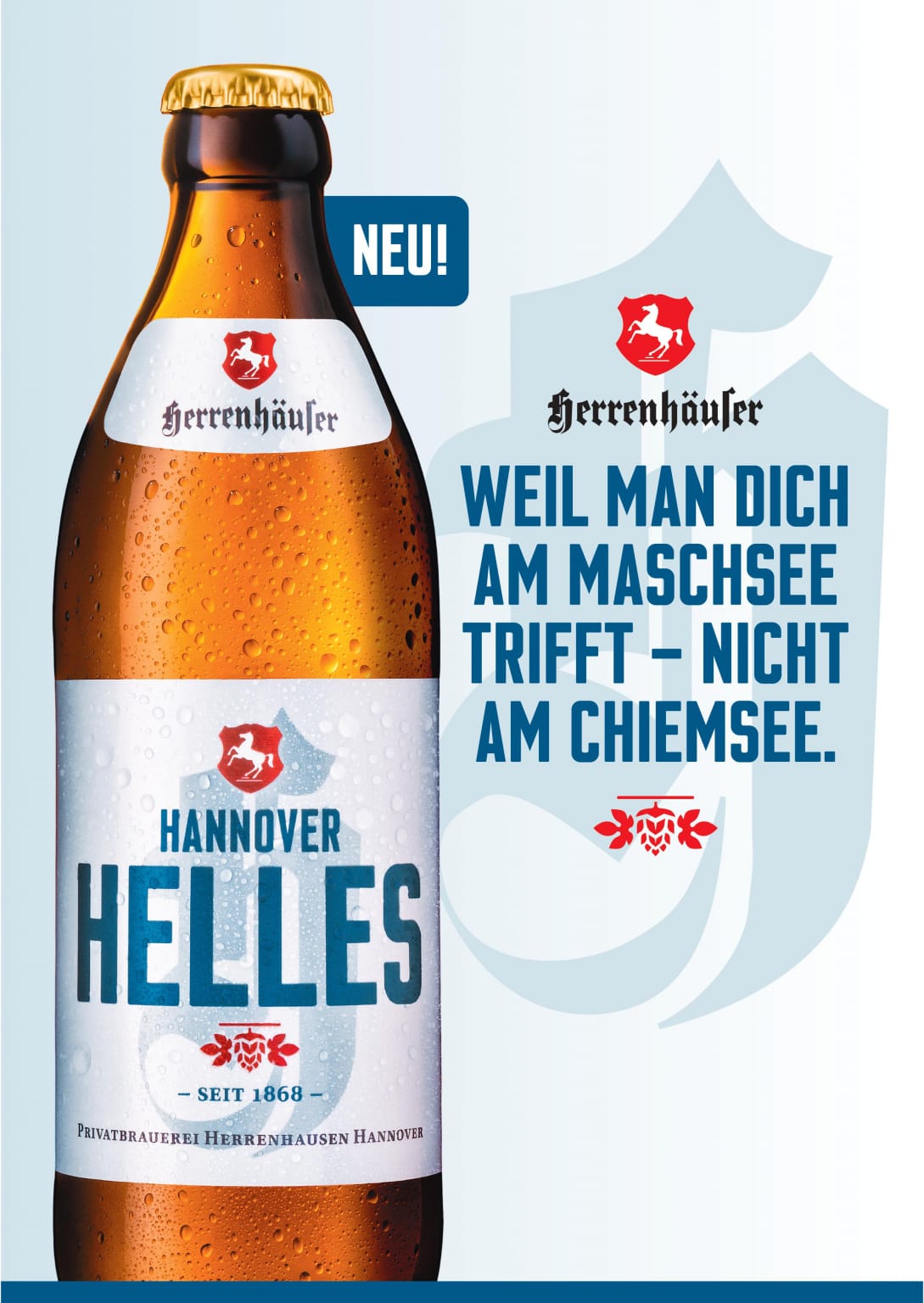 Poster »Helles Maschsee« - Privatbrauerei Herrenhausen GmbH